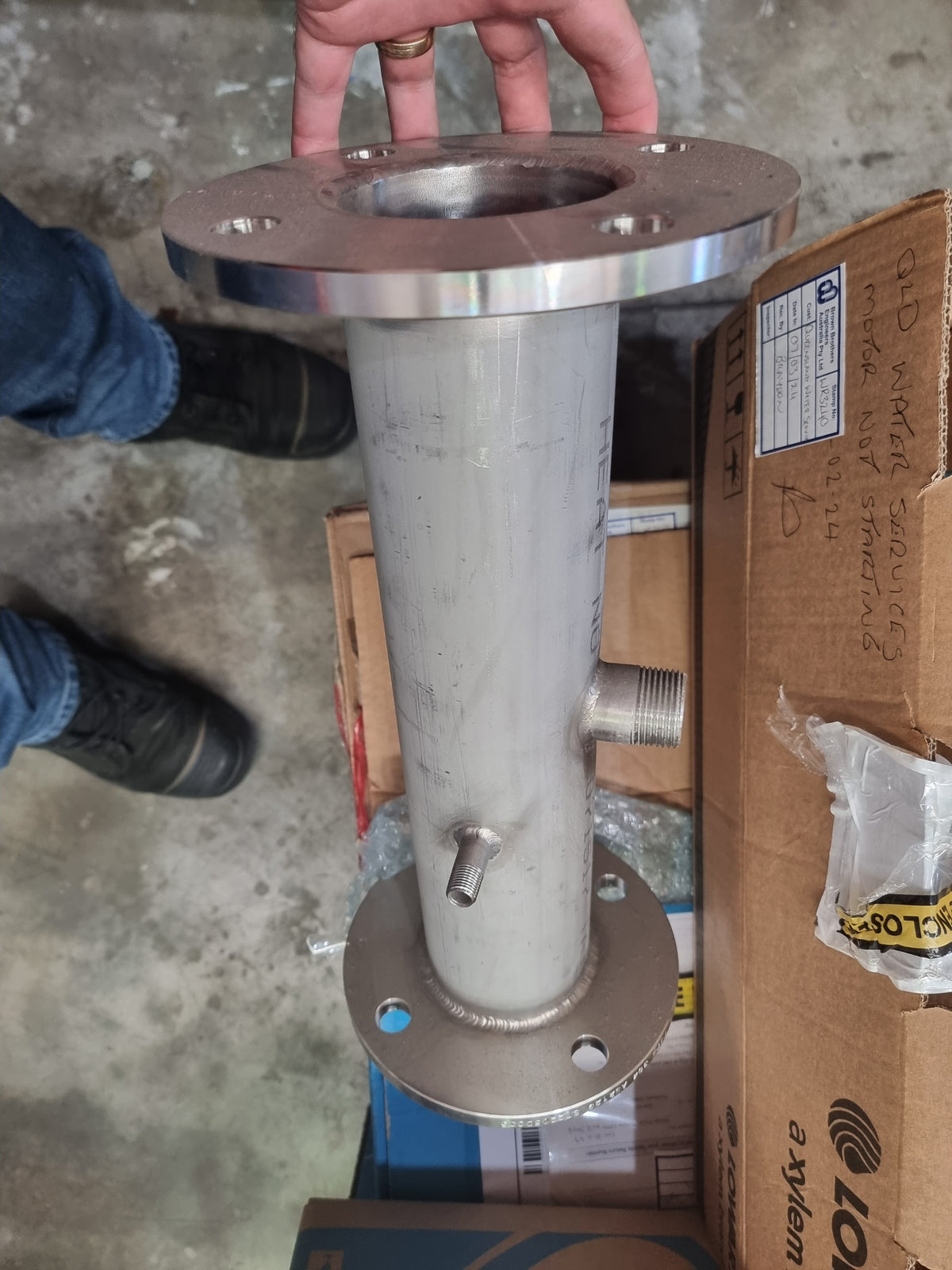 Single Manifold 80mm Flanged — The Irrigation Hub