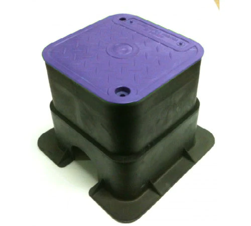 6" Square Valve Box Reclaimed (Purple) — The Irrigation Hub