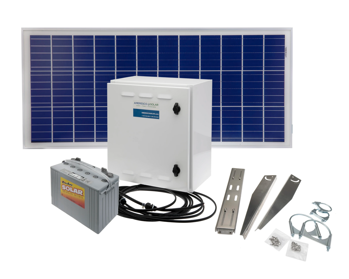 SOLAR KIT SUITS REPEATER, W/BATTERY & BOX, 10W, 12VDC — The Irrigation Hub
