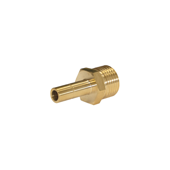 Stem Adaptor, 3/8 Stem-1/2 Bsp Thread, Brass - PT-BSM67 — The ...