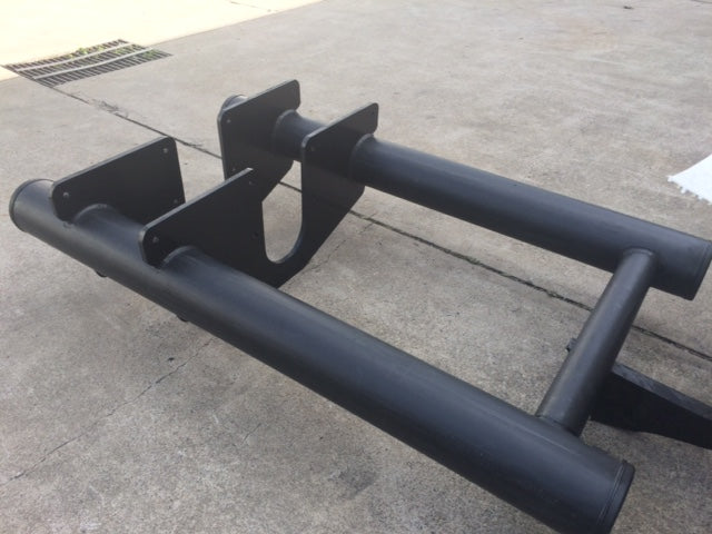 Pipe Float Double 125 x 2.0m FoamCore 26kg @50% Draft Low Mount cradle ...